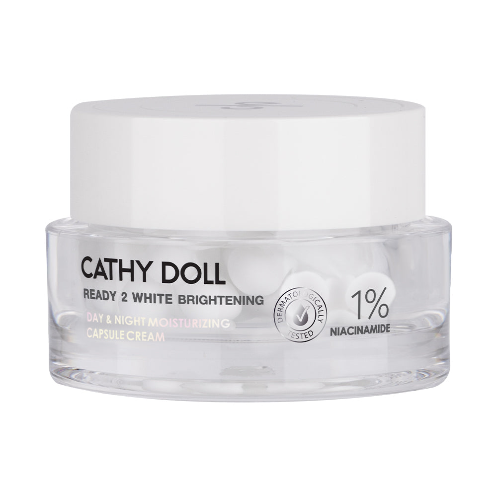 CATHY DOLL READY 2 WHITE BRIGHTENING DAY AND NIGHT MOISTURIZING CAPSUL