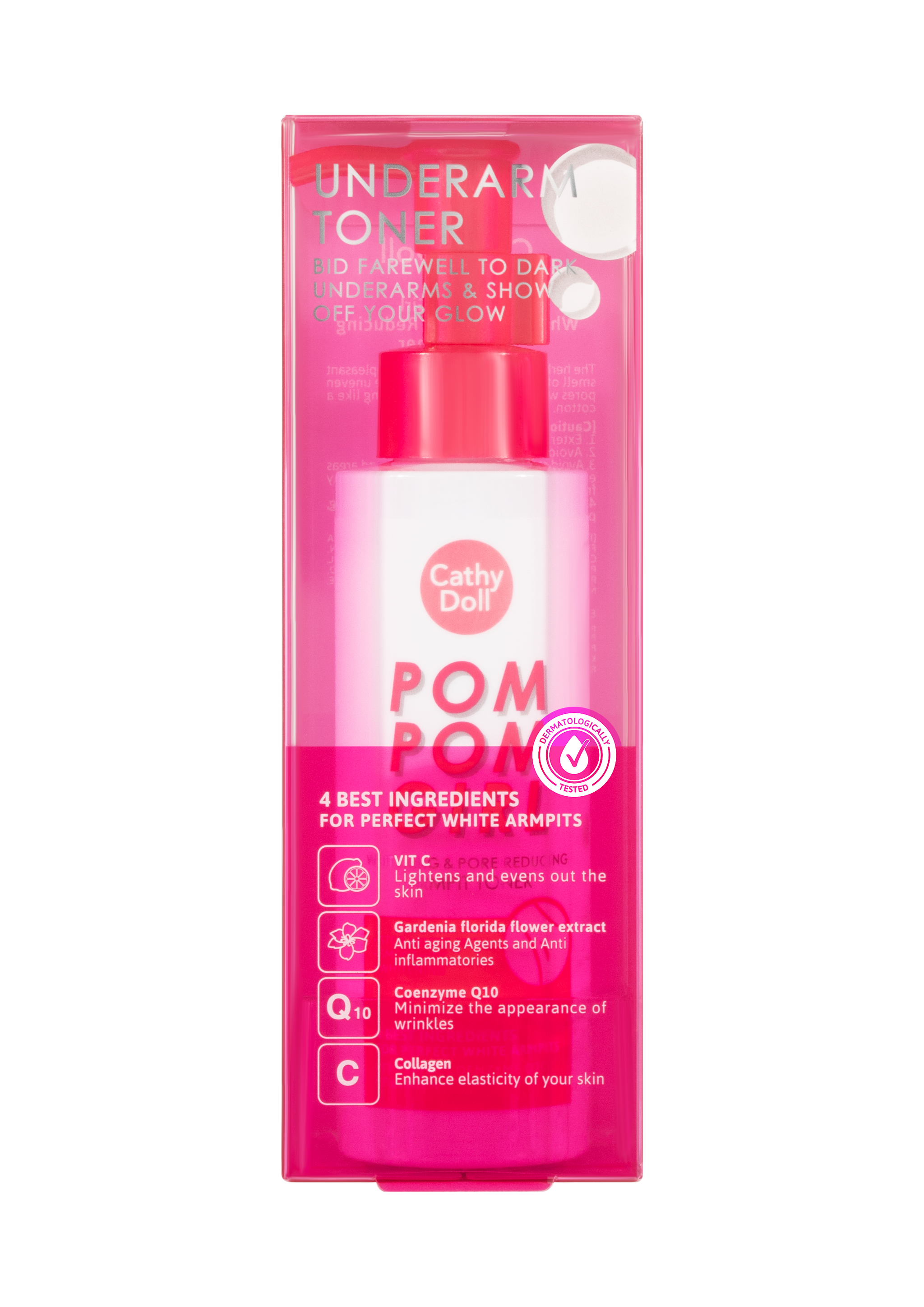Cathy Doll PomPom Whitening Armpit Toner - 120ml