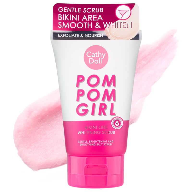 Cathy Doll Pom Pom Girl Armpit & Bikini Line Whitening Scrub - 150g